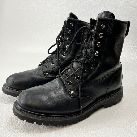 Landrover | Shoes | Land Rover Men Black Boot Size 5 Landrover Leather ...